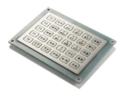 Cina IP65 multilingui impermeabilizzano la tastiera dell'acciaio inossidabile, tastiera industriale del metallo in vendita