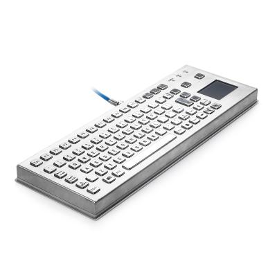 Cina Tastiera inossidabile del metallo di Metalkiosk con il touchpad per il dispositivo pubblico di self service in vendita