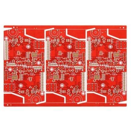 Quality Red Oil Spray Soldering PCB Board Double Sided Wiring Structure 1.6mm Thickness for sale