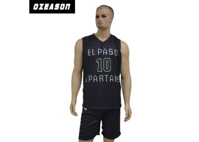 Cina insieme su ordinazione 100% dell'uniforme di pallacanestro di addestramento della concorrenza del poliestere di sublimazione in vendita