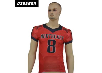 China Sporten die Gesublimeerde van het de Polyesternetwerk van Voetbaljerseys 100% de Stoffen Anti UV opleiden Te koop