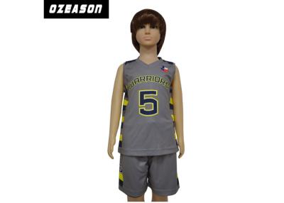 Cina Liberazione sudata stampa del trasferimento di calore dei Jersey di pallacanestro dei bambini del tessuto di maglia in vendita