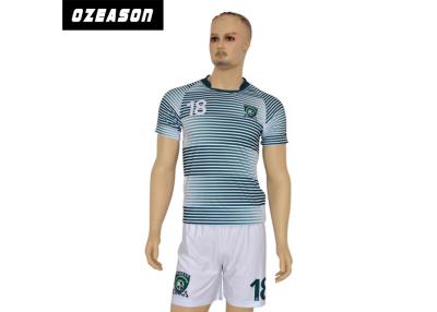 Cina Lo SGS sublimato a strisce dei Jersey di calcio, calcio adulto uniforma anti Pilling in vendita