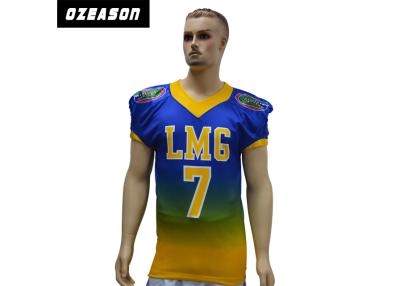 Cina Il tessuto adatto di Dri ha sublimato umidità Wicking dell'OEM delle uniformi/Jersey di calcio in vendita