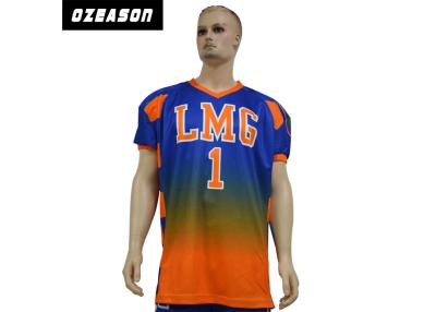 Cina Nessuno sbiadirsi ha sublimato i Jersey di calcio, la maglia 175gsm delle uniformi della squadra di football americano della gioventù in vendita