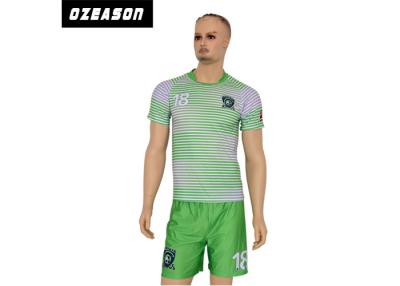 Cina Il breve orizzontale respirabile dei Jersey di calcio della manica barra il colore normale per l'adulto in vendita