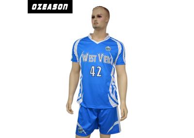 China Aantaldruk Gesublimeerde Voetbal Jerseys, OEM de Uniformen van de de Jeugdvoetbal voor Mensen Te koop