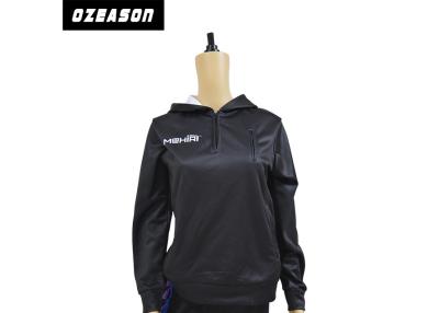 Cina Magliette felpate incappucciate stampate autunno della primavera, dimensione di maglia con cappuccio semplicemente nera delle donne multi in vendita