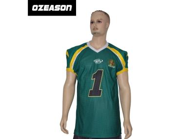 Cina Uniforme Stretchable di football americano della squadra nazionale di misura asciutta in serie dell'OEM per gli uomini in vendita