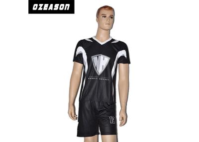 Cina Il professionista progetta i Jersey per il cliente che sublimati di calcio tutti anneriscono l'uniforme di calcio in vendita