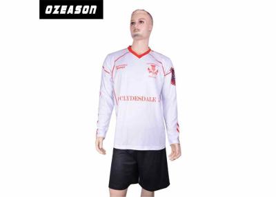 Cina Il poliestere 100% ha sublimato i Jersey/lungamente di calcio collega il Jersey con un manicotto di calcio normale del portiere in vendita