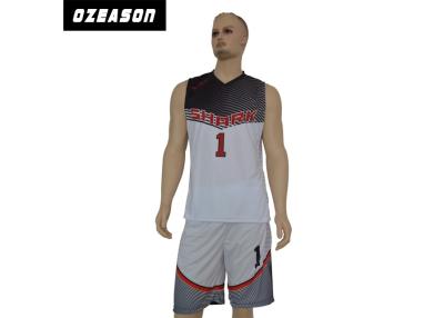 Cina Jersey di pallacanestro di stampa di colore pieno e di alta qualità del poliestere dell'elastam in vendita