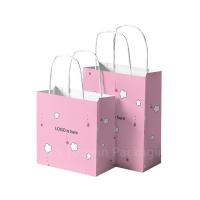 Quality Offset Printing Twisted String Handle Paper Shopping Bags for Baby Shower/Clothes/Jewelry for sale