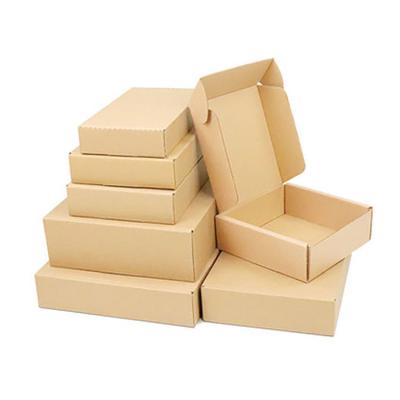 China Industrial Brown Corrugated Carton Shipping Boxes for Custom Print and Shoes Clothing Te koop