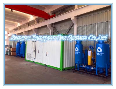 Cina 300Nm3/H tipo pianta del contenitore di elevata purezza 99,9% dell'azoto di Psa con il compressore d'aria della vite di Copco dell'atlante in vendita