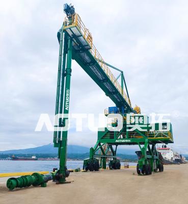 Cina 100 - scaricatore mobile della nave della vite della gomma 500t/H facile muoversi in vendita