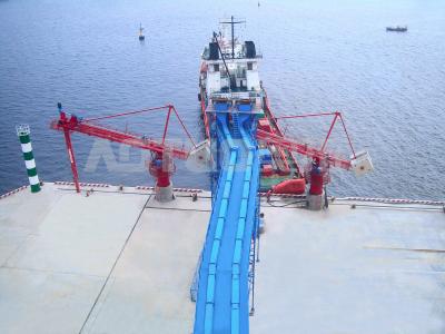 China Tipo descarregador do parafuso do cimento do navio 600~15000 DWT/descarregador contínuo do navio à venda