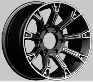 Cina L'automobile polacca a 17 pollici unisce in lega la dimensione leggera 17X9.0 Kin-865 delle ruote in vendita