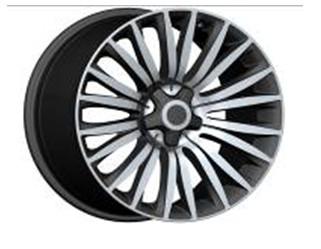 Cina Polacco a 19 pollici nero 41 dell'alluminio di 5 del foro ruote della lega ET per HYUNDAI in vendita