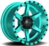 Cina La lega a 16 pollici di alluminio spinge PCD concavo profondo verde delle automobili 6 x 139,7 in vendita