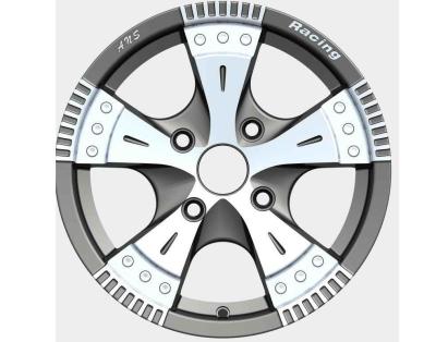 中国 12 * 4.5 十分に塗られた 4 穴カスタマイズされる車のための 12 インチの合金の車輪 販売のため