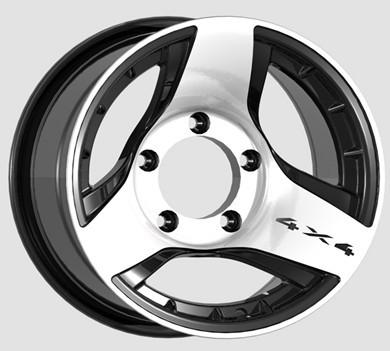 Cina Il fronte del taglio a macchina in pieno ha dipinto le ruote della lega di 15X8.5 4x4 per l'automobile KIN-919 in vendita