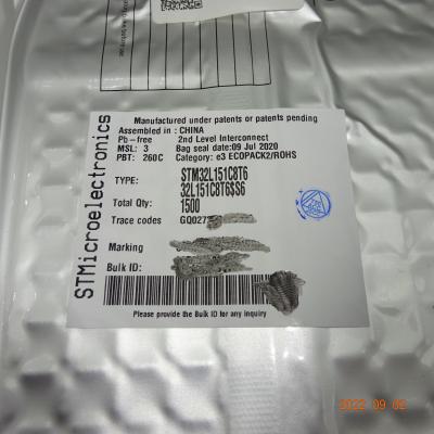 Cina Componenti elettronici STM32L151C8T6 Circuito integrato nuovo e originale IC in vendita