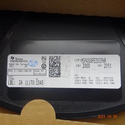 China Elektronische componenten MSP430AFE253IPWR IC Geïntegreerde schakelingen Te koop