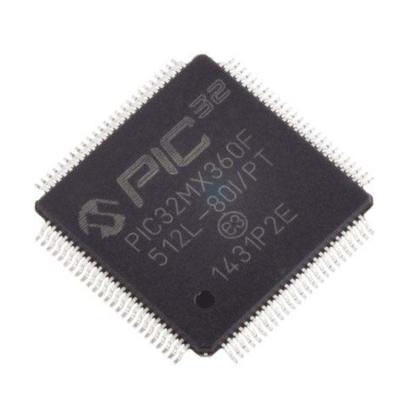 Cina MICROCHIP PIC32MX360F512L-80I/PT 32-bit Microcontrollers Chips Integrated Circuits IC in vendita