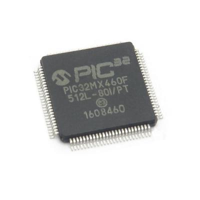 Cina MICROCHIP PIC32MX460F512L-80I/PT 32-bit Microcontrollers Chips Integrated Circuits IC in vendita