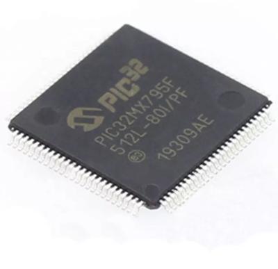 Cina MICROCHIP PIC32MX795F512L-80I/PT 32-bit Microcontrollers Chips Integrated Circuits IC in vendita