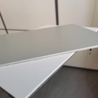 China ALD 8802 silver grey unbreakable core Aluminum composite panel for signage and building materials for sale