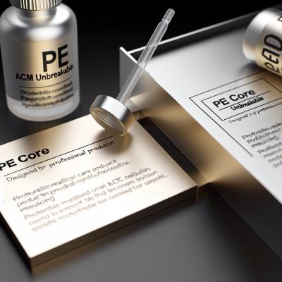 中国 PE アルミコンポジットパネル 壊れ切れないコア 1220mm-1520mm 販売のため