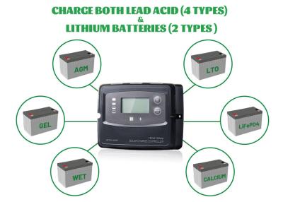 Digital Smart 12 Volt 10A PWM Solar Charge Controller IP67 Waterproof