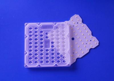 中国 64LEDs 50WのPCの配列レンズ モジュール80x150の程度130-140LM/W 販売のため