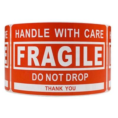 China Adhesive Shipping Handling Label Sticker for sale