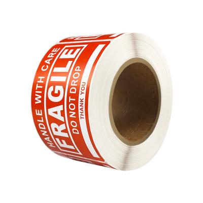 China Adhesive Shipping Handling Label Sticker for sale