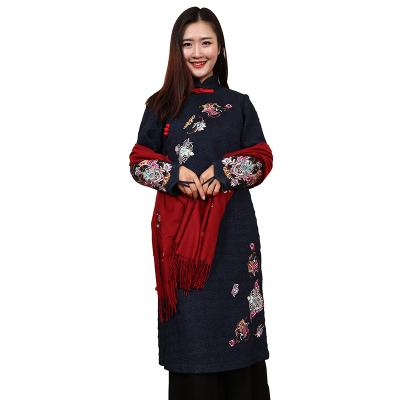Cina Dimensione su misura collare obliquo cinese multi- di Cheongsam del vestito dal modello in vendita