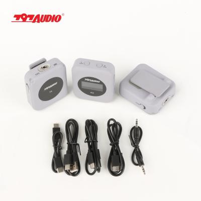 China 797Audio Recording Studio Video Dual Wireless Microphone Type C IOS Adapter Plastic USB Digital Output 100m for Iphone Android for sale
