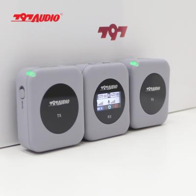 China 797Audio Recording Studio Video Dual Wireless Microphone Type C IOS Adapter Plastic USB Digital Output 100m for Iphone Android for sale