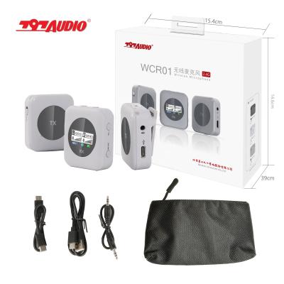 China 797Audio Recording Studio Video Dual Wireless Microphone Type C IOS Adapter Plastic USB Digital Output 100m for Iphone Android for sale