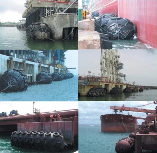 La defensa de goma flotante neumática de la naturaleza galvanizó la corrosión anti neta 12 de la cadena de neumático