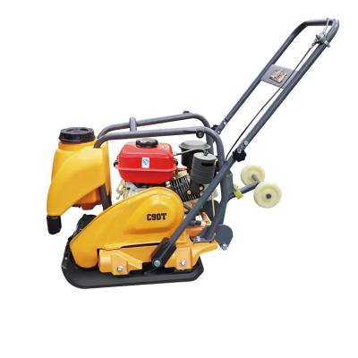 China Gasoline motor plaat compactor met 9,6kw vermogen en robuuste constructie Te koop