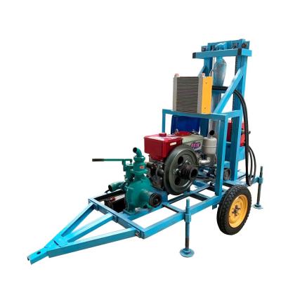 Cina 300 mm di diametro di perforazione Diesel Hydraulic Borehole Rig di perforazione di pozzi d'acqua con profondità di 150m in vendita