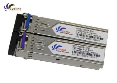 Cina Modulo compatibile del ricetrasmettitore della fibra di GLC-BX-U 20KM SFP in vendita