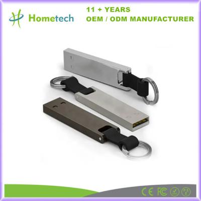 China Compacte en draagbare metalen USB-sticks voor gegevensoverdracht zilver/zwart/goud Te koop