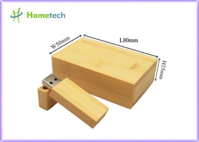China Memoria USB de encargo 32GB 4GB 8GB 16GB de Logo Bamboo Wooden para el dispositivo elegante en venta