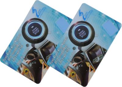 China TP68 Waterproof Rfid Transponder Card , Rfid Key Cards With Rfid Car Engine Start Stop Button System for sale
