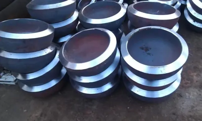 ASME B16.9 6 Sch40 탄소강 검정관 끼움 캡