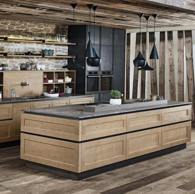 Κίνα Προσαρμοσμένο φινέρισμα χρώμα Shaker Inset Framed Design κουζίνα ντουλάπι για βίλα / διαμέρισμα προς πώληση